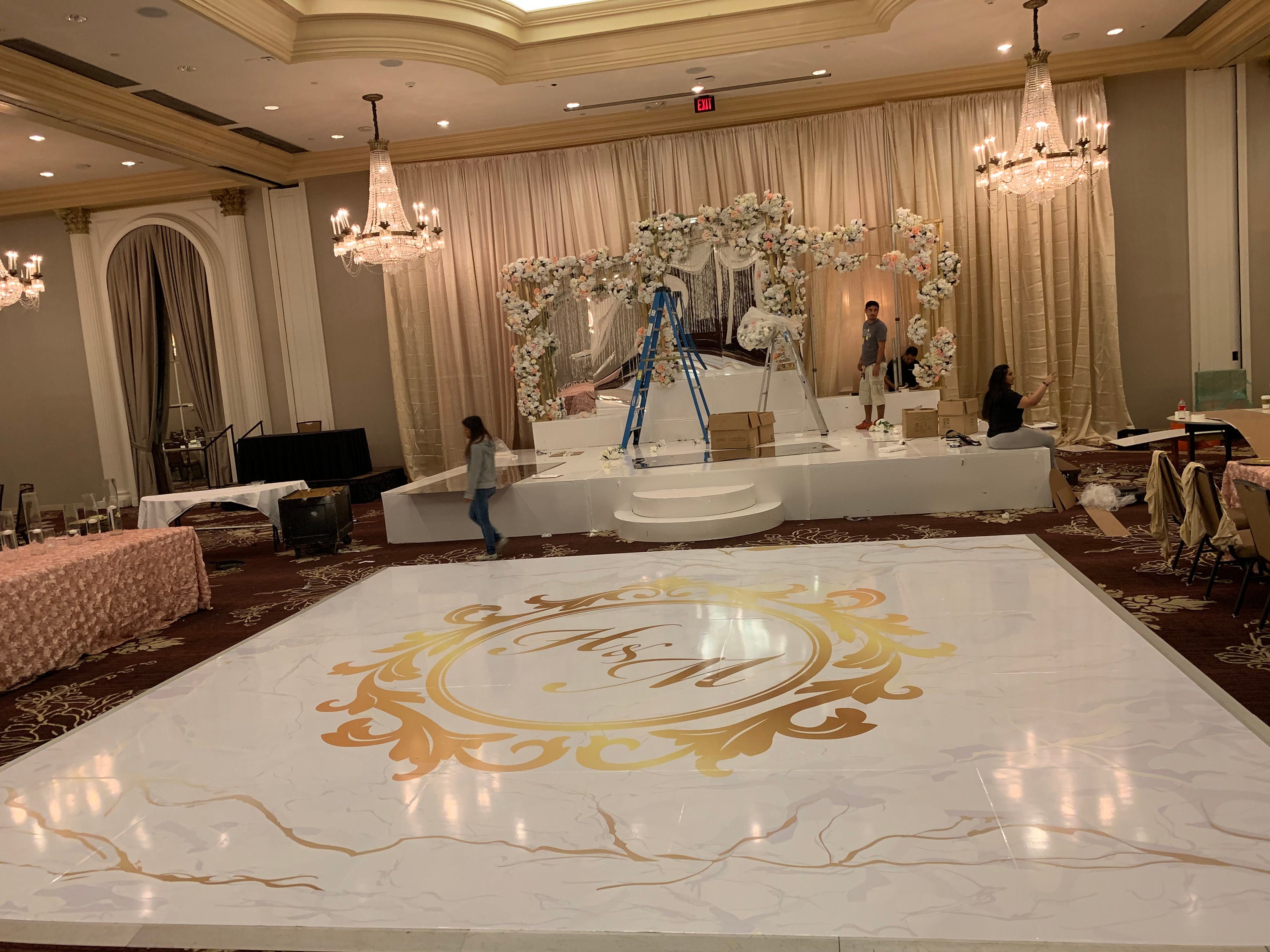 Wedding,birthday and Event Vinyl Dance Floor Wrap - Etsy