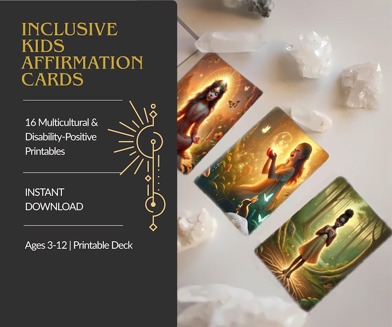 Inclusive Kids Affirmation Cards – Multicultural & Disability-positive ...