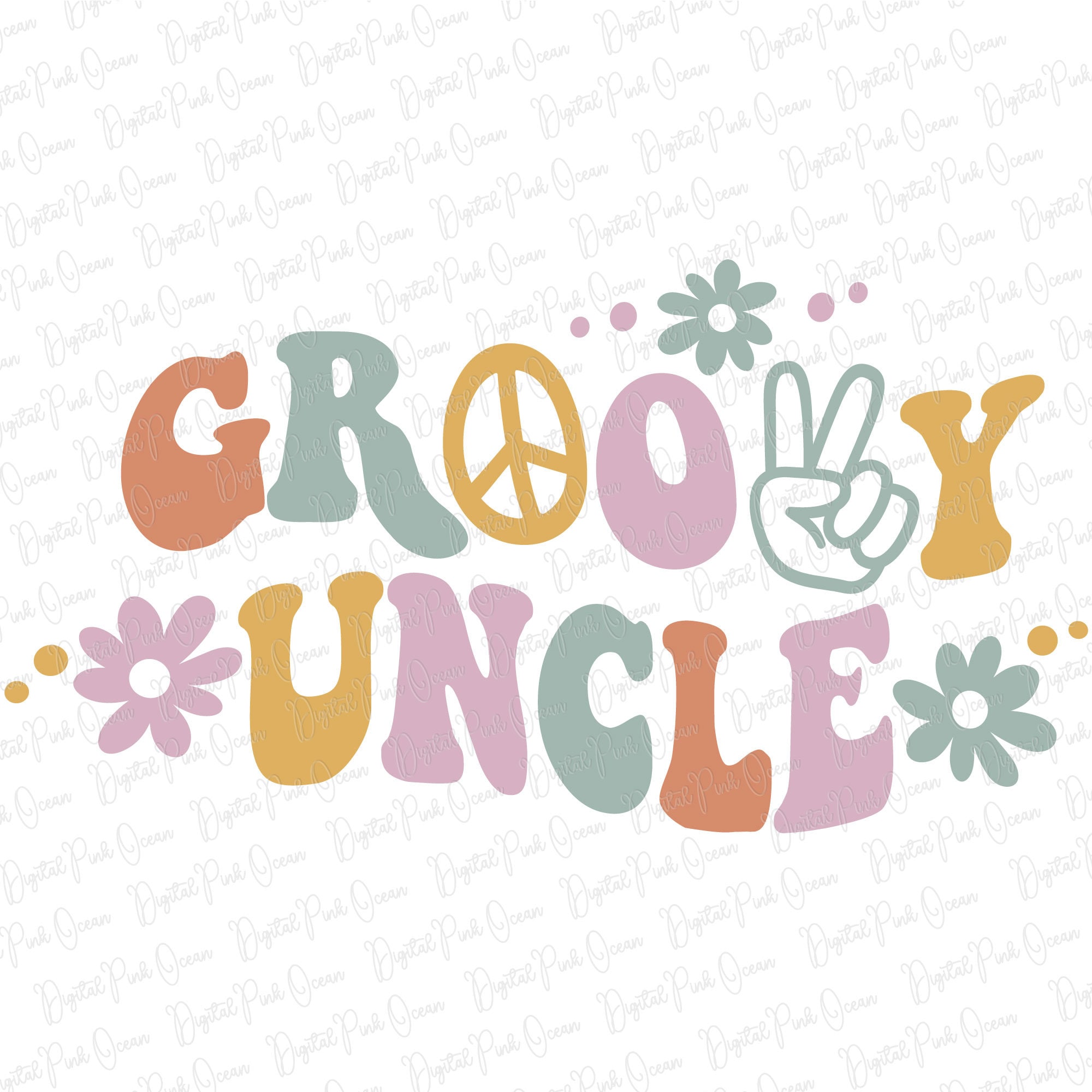 Groovy Uncle SVG PNG Uncle Shirt Svg Groovy Uncle Svg - Etsy