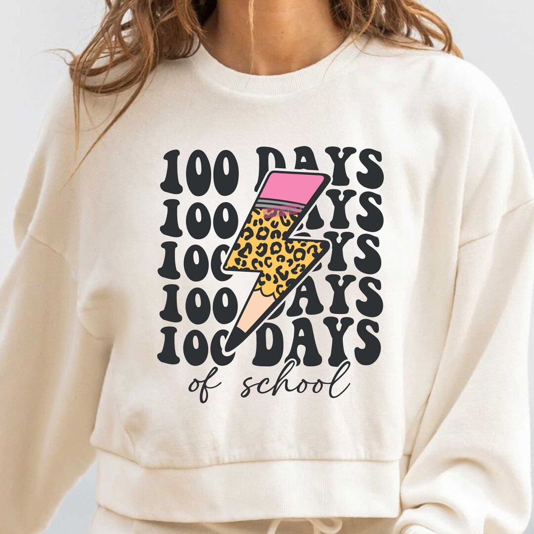 Leopard 100 Days of School Svg, PNG (digital Download) - Etsy