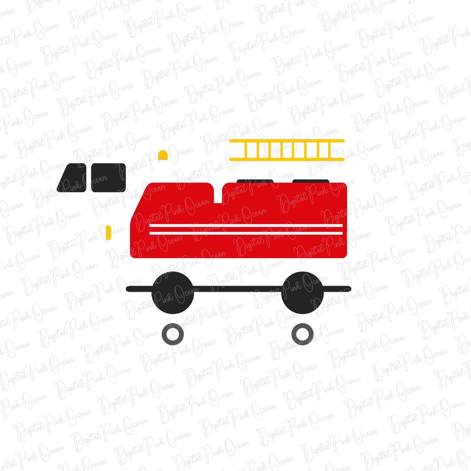 Firetruck Fireman SVG Bundle, Firefighter Clipart (SVG File) - Etsy
