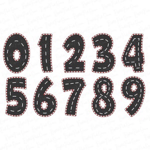 Road Numbers Svg Png, Race Track Numbers Svg, Road Numbers, Race ...
