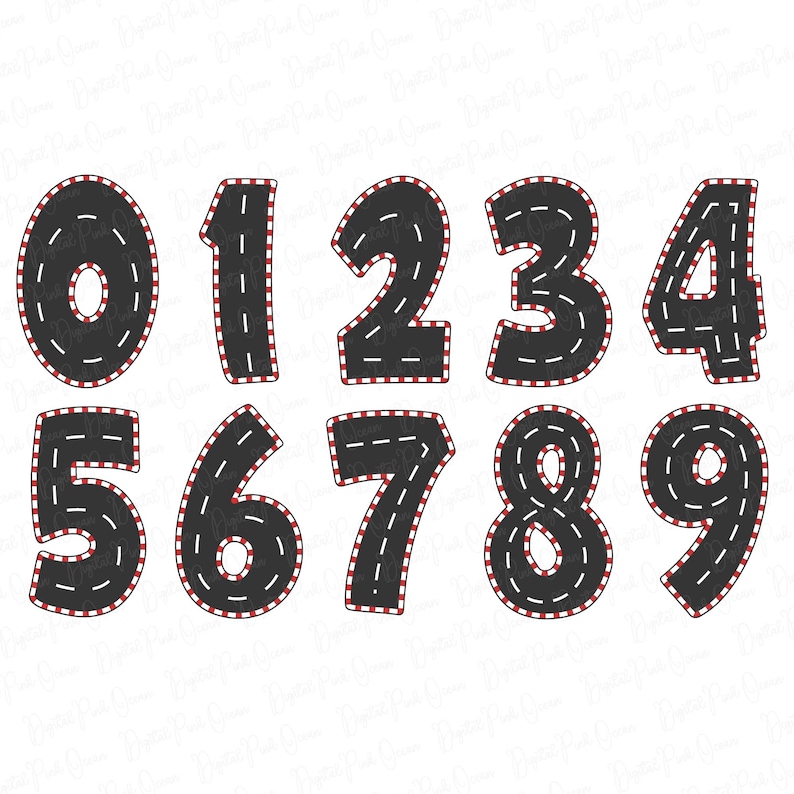 Road Numbers Svg Png Race Track Numbers Svg Road Numbers - Etsy
