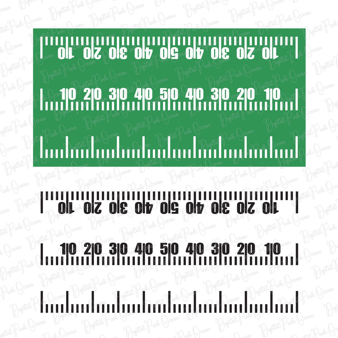 Football Yard Line SVG PNG DXF, Yard Line Svg, Football Field Svg, Yard ...