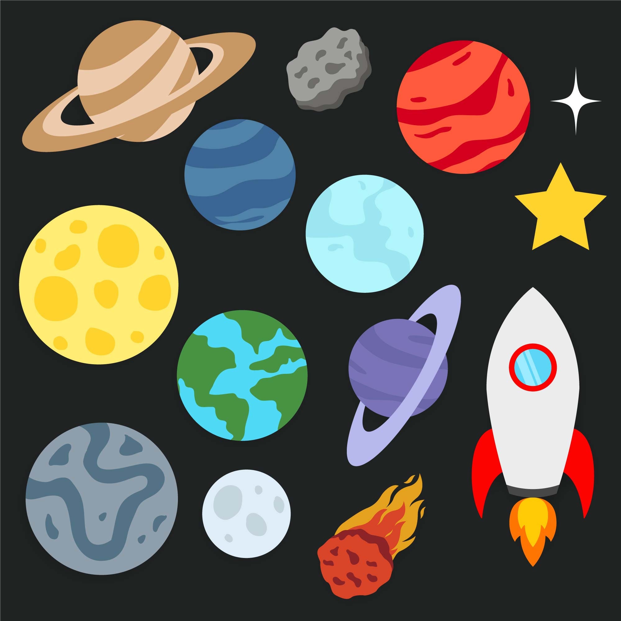 Planets Svg Png, Space PNG, Solar System Clipart, Planet, Earth Svg ...