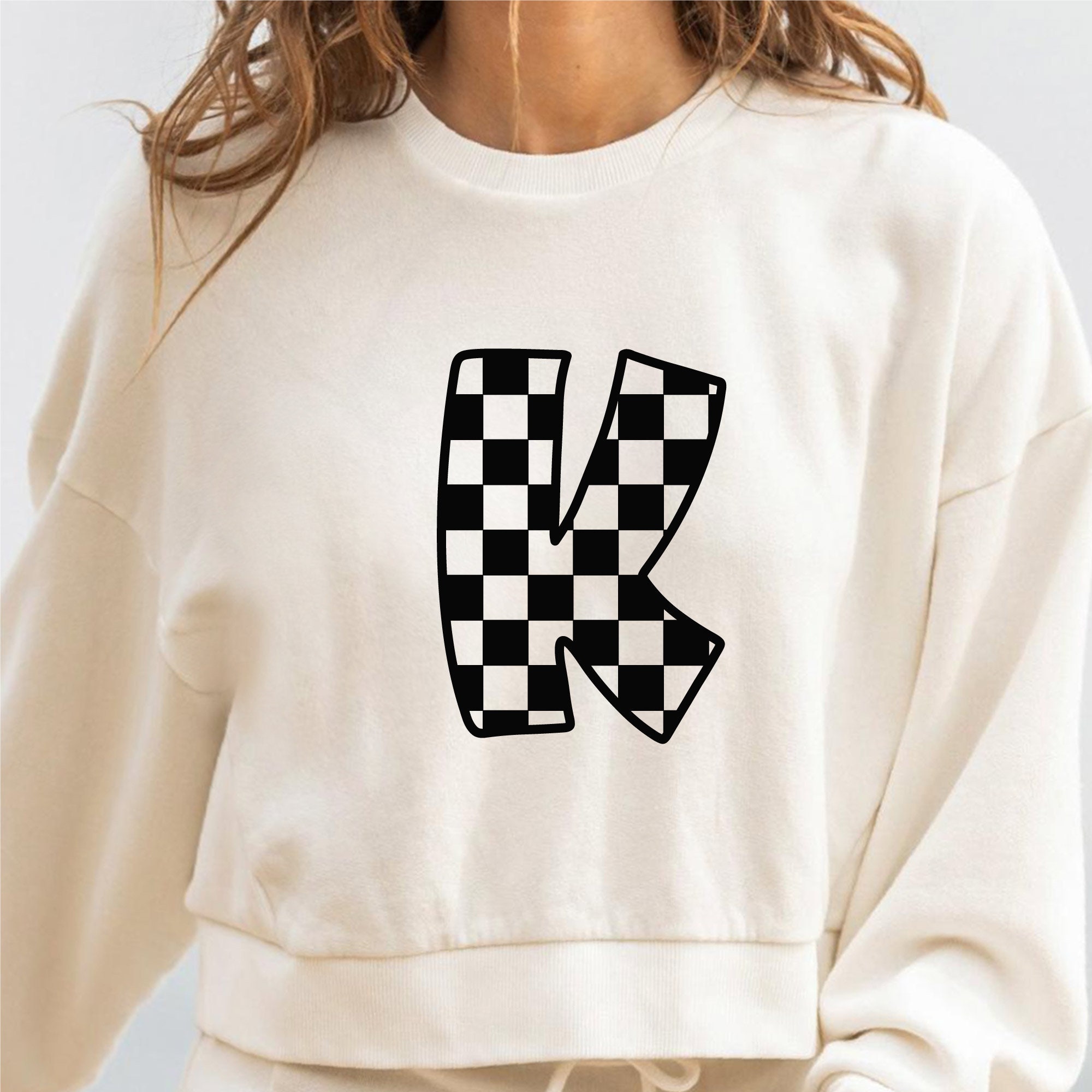 Checkered Alphabet and Numbers Svg, Checkered Letters Bundle, Racing ...