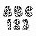 Cow Alphabet SVG Bundle, Cow Numbers Svg, Cow Letters Svg, Birthday Svg ...