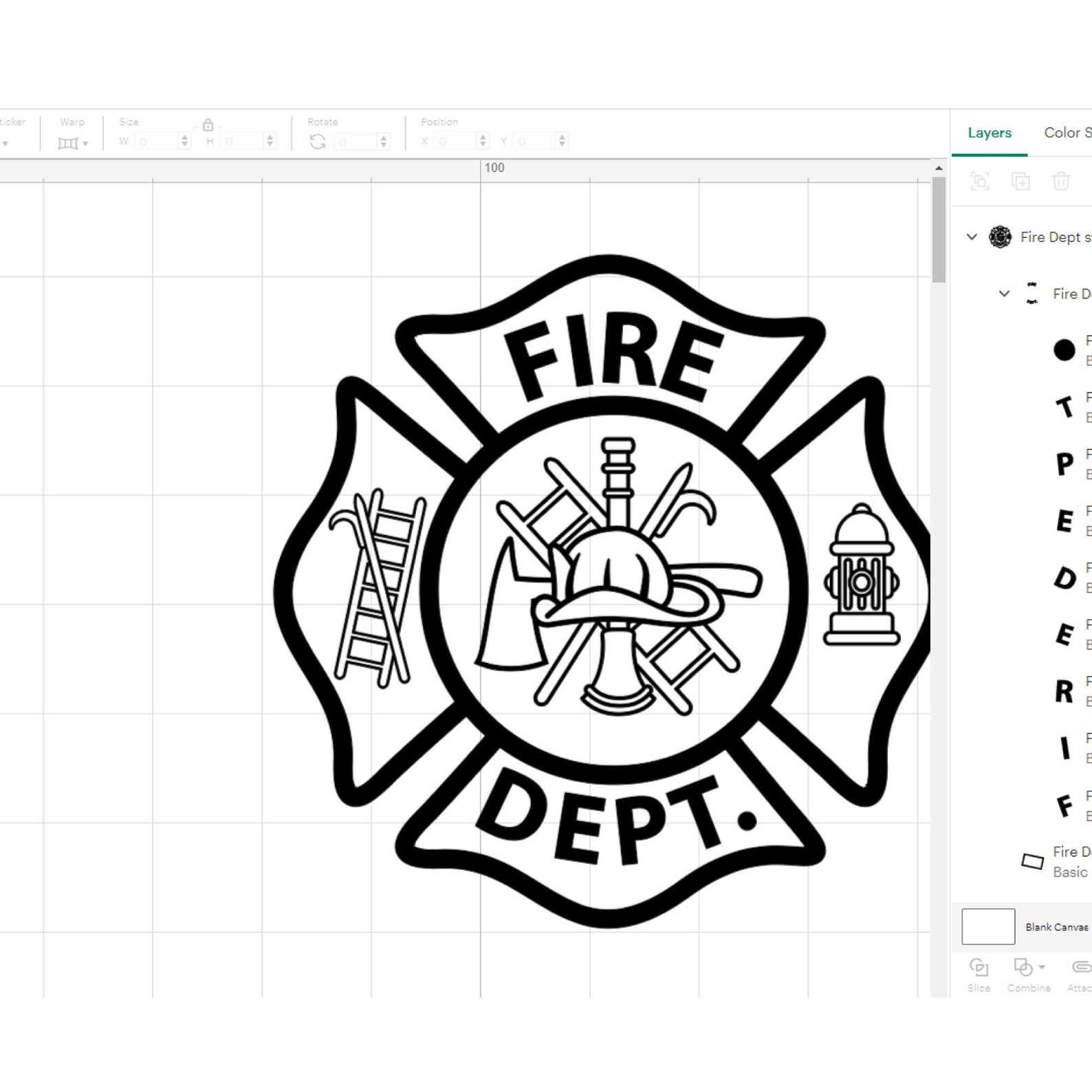 Fire Dept SVG PNG DXF, Firefighter Svg, Maltese Cross Svg, Fireman Svg ...