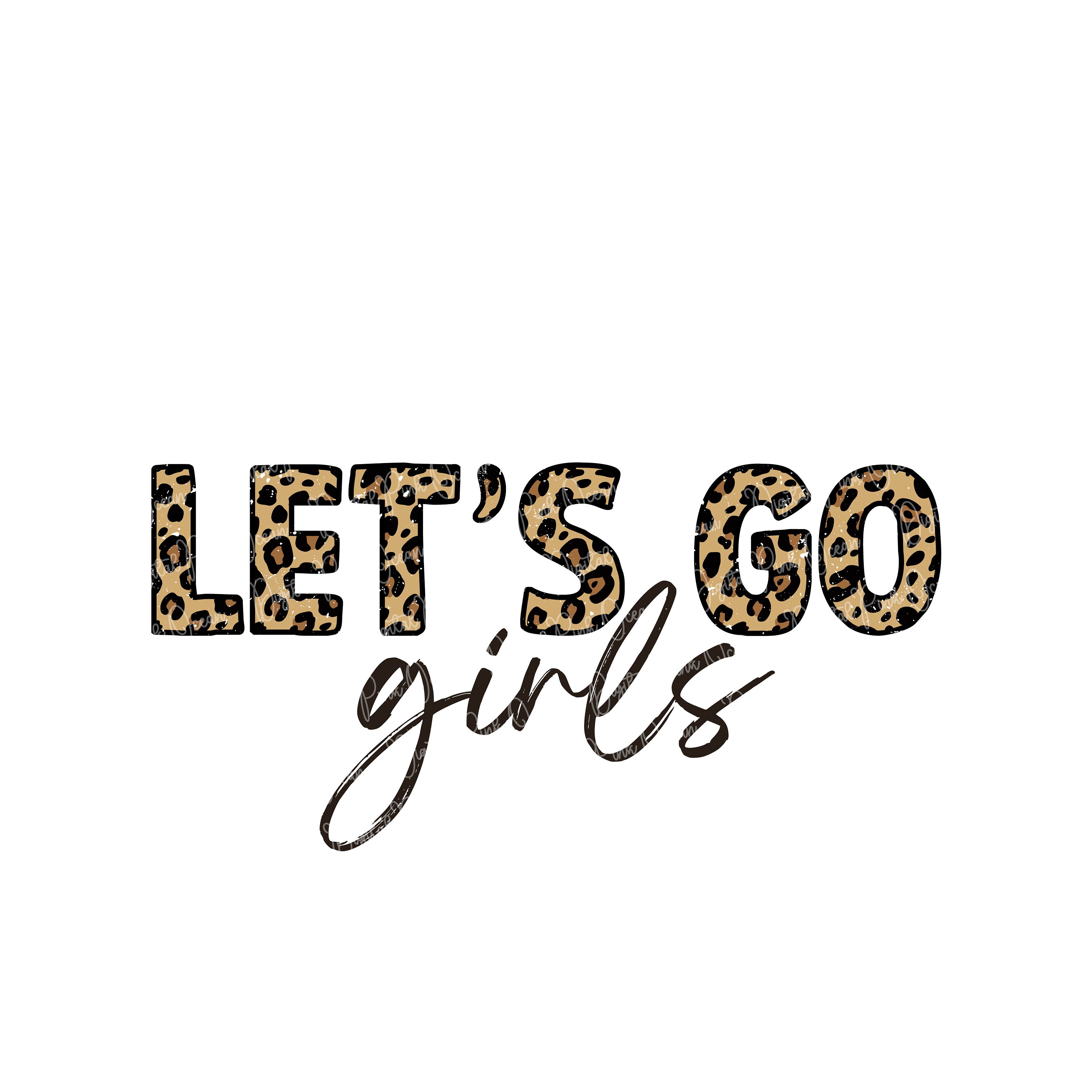 Cow Print Let's Go Girl PNG, Western Sublimation Design (digital ...