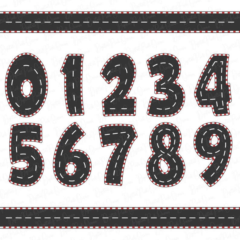 Road Numbers Svg Png Race Track Numbers Svg Road Numbers - Etsy