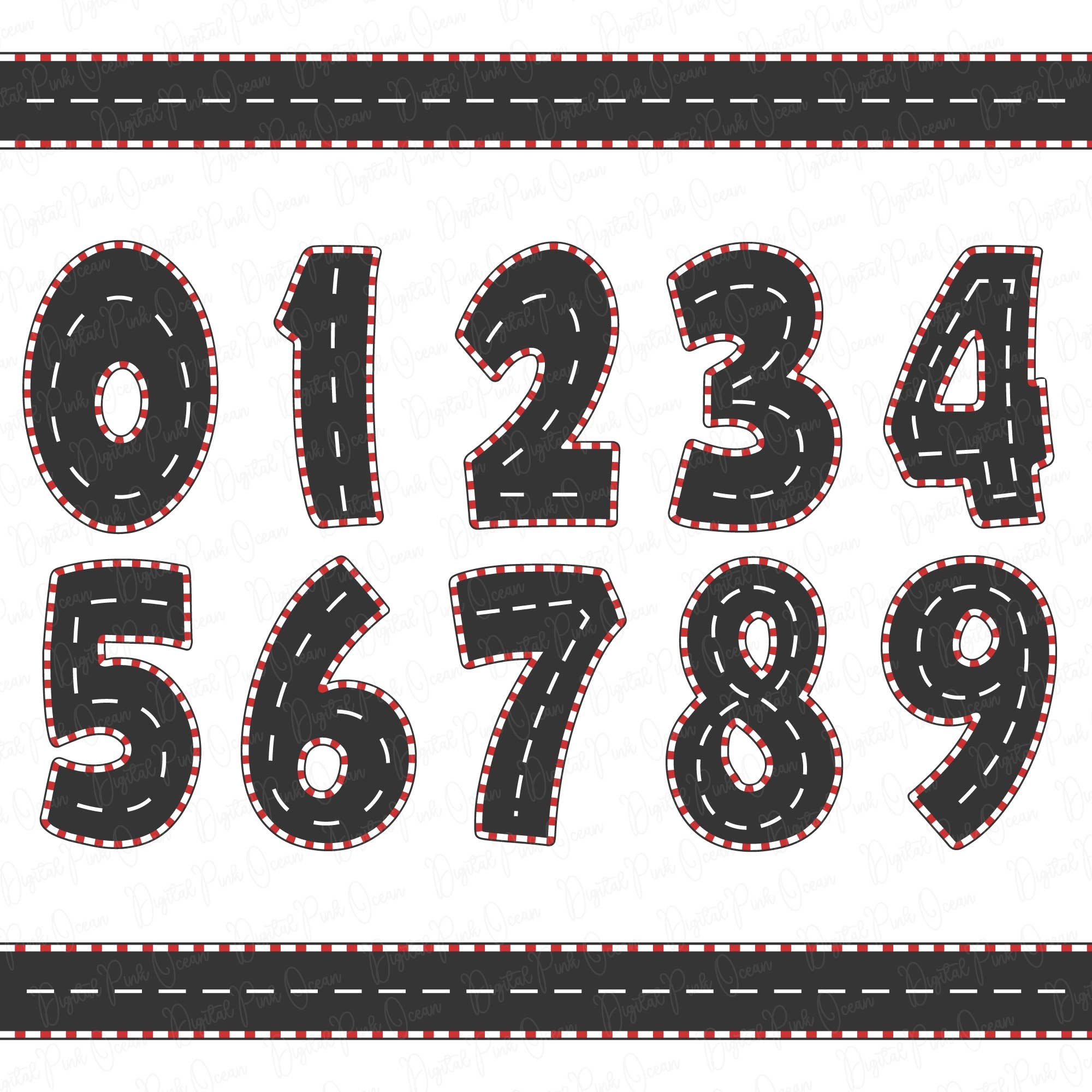 Road Numbers Svg Png Race Track Numbers Svg Road Numbers - Etsy