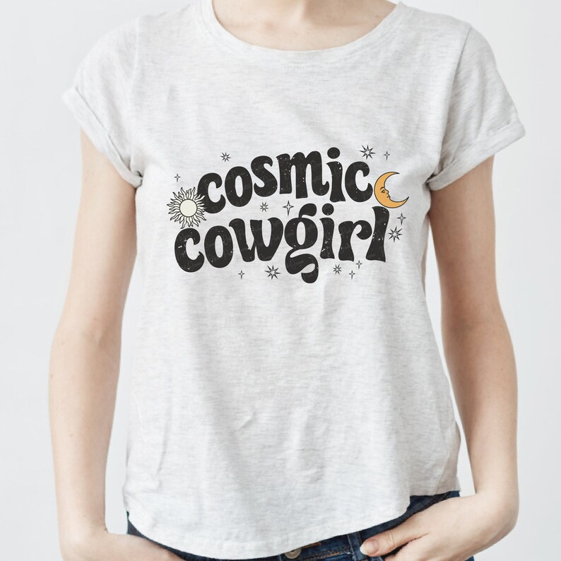 Cosmic Cowgirl Png, Moon Png, Space Cowgirl Png, Western Country Png ...
