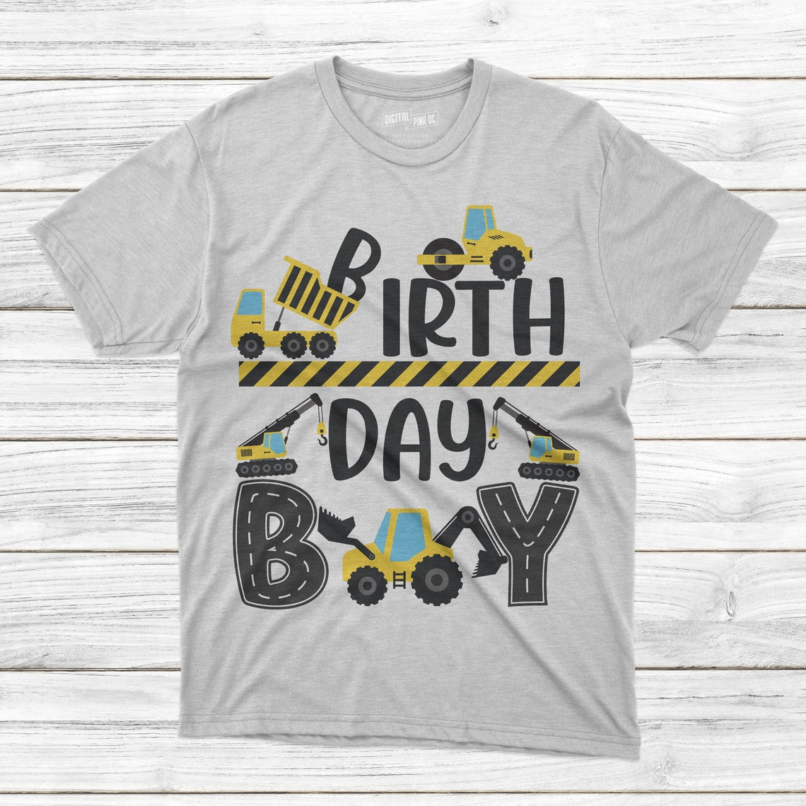Construction Birthday Boy Svg Png, Birthday Boy Svg, Construction Svg ...