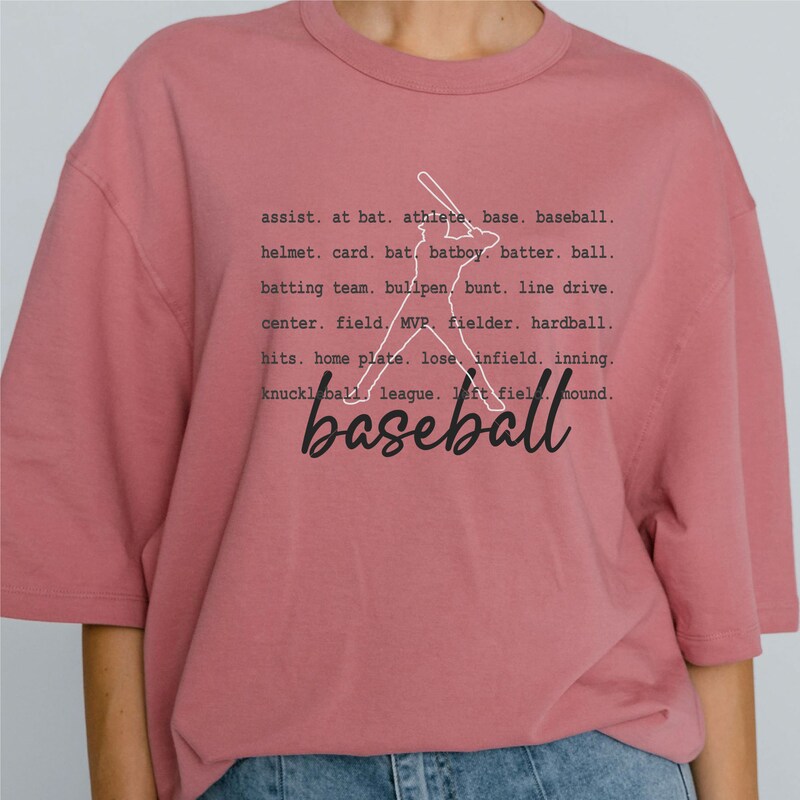 Baseball Words - Etsy