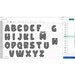 Checkered Alphabet and Numbers Svg, Checkered Letters Bundle, Racing ...