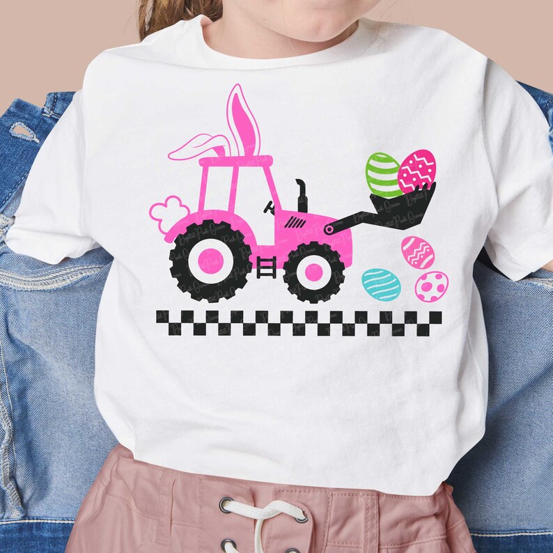 Bunny Tractor Svg Bundle, Easter Svg, Kids Easter Svg, Easter Bunny Svg ...