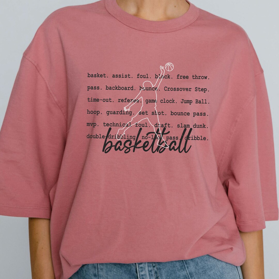Basketball Typography - Words Customizable SVG Design - Etsy