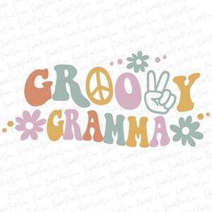 Groovy Family SVG PNG Bundle, Retro Birthday Designs - Etsy