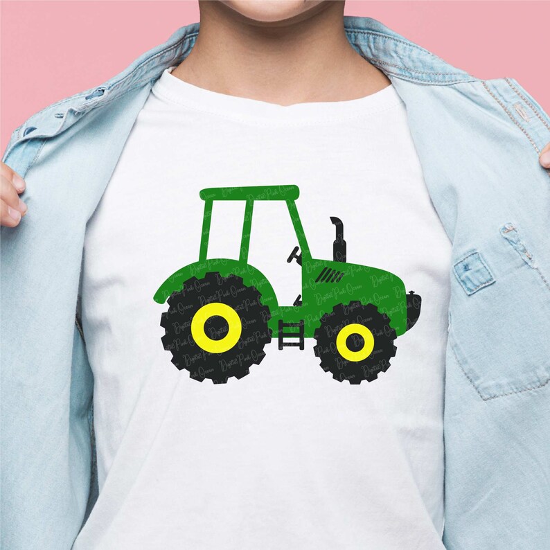 Tractor SVG Cut File, Farm Clipart (SVG, PNG) - Etsy
