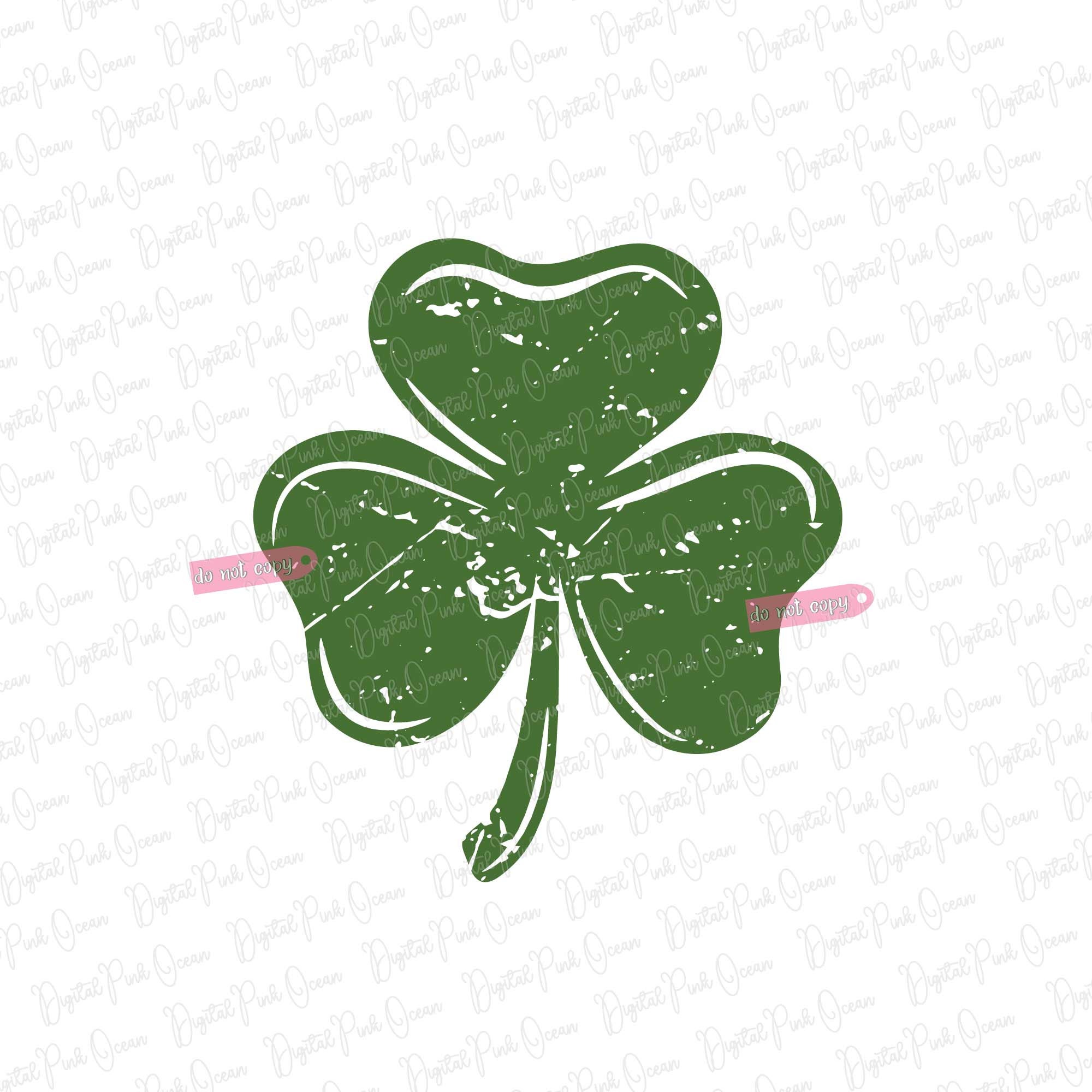Retro Clover Svg, Shamrock Svg, St Patricks Day Svg, Lucky Svg, ST ...