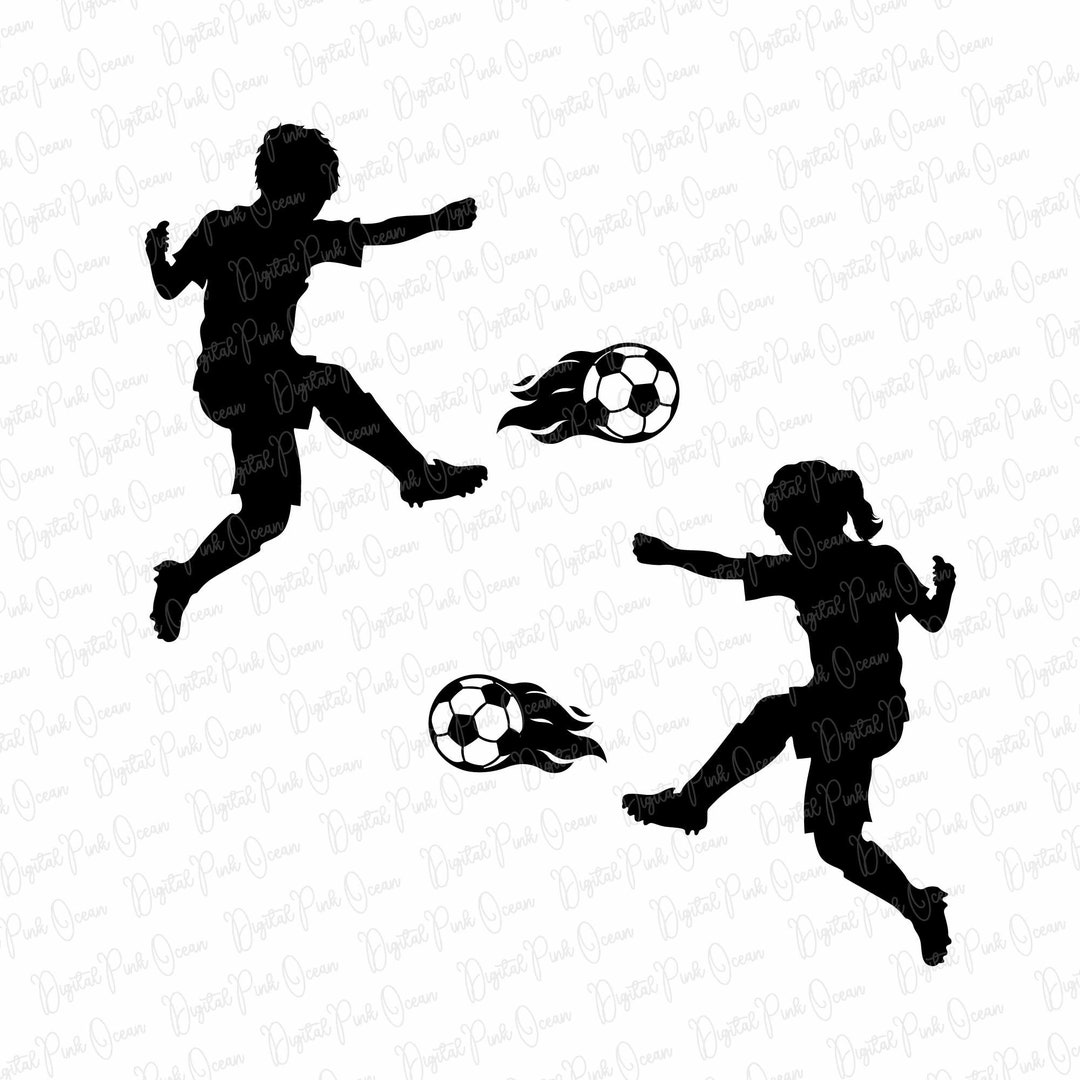 Boys Soccer Svg, Girls Soccer Svg, Kids Soccer Svg, Fire Soccer Ball ...