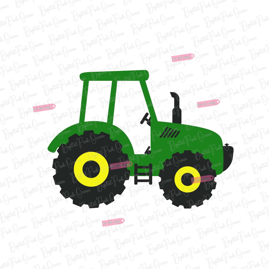 Tractor Svg, Layered Tractor Svg Cut File, Truck Svg, Kids Svg ...