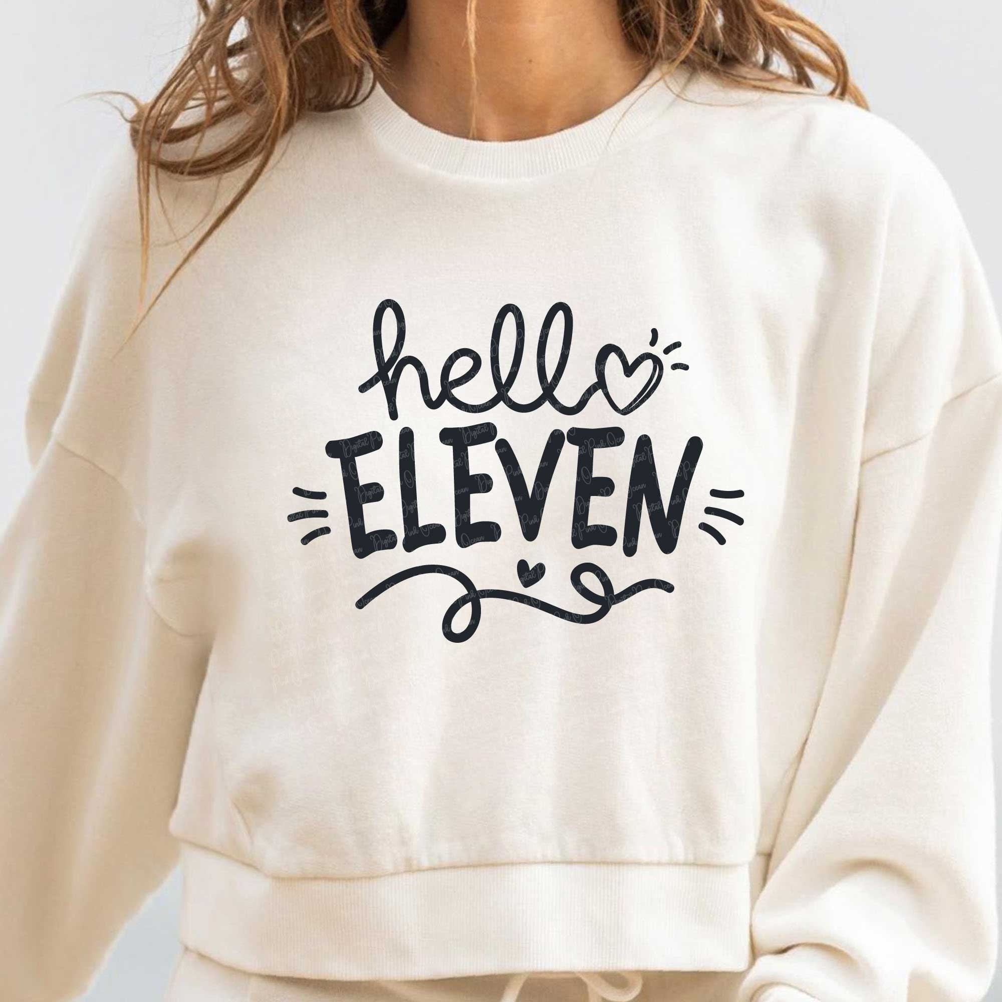 11th Birthday Svg, Hello Eleven Svg, Birthday Girl Svg, Birthday Svg ...