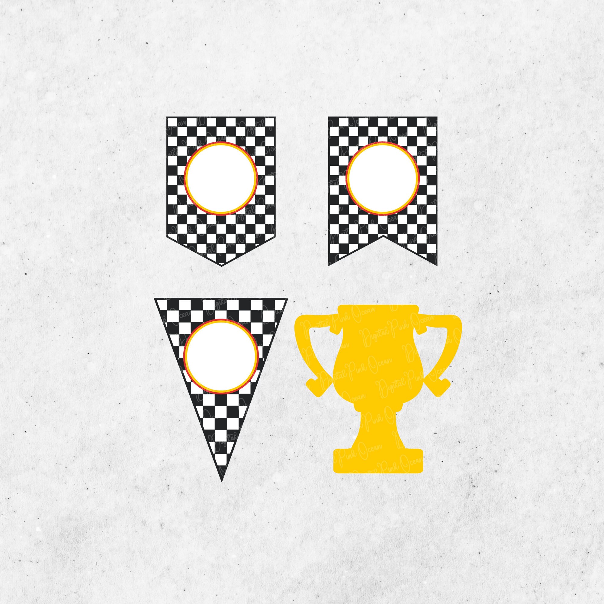 Racing Flag Svg Bundle, Checkered Numbers Svg, Race, Checkered Flag ...