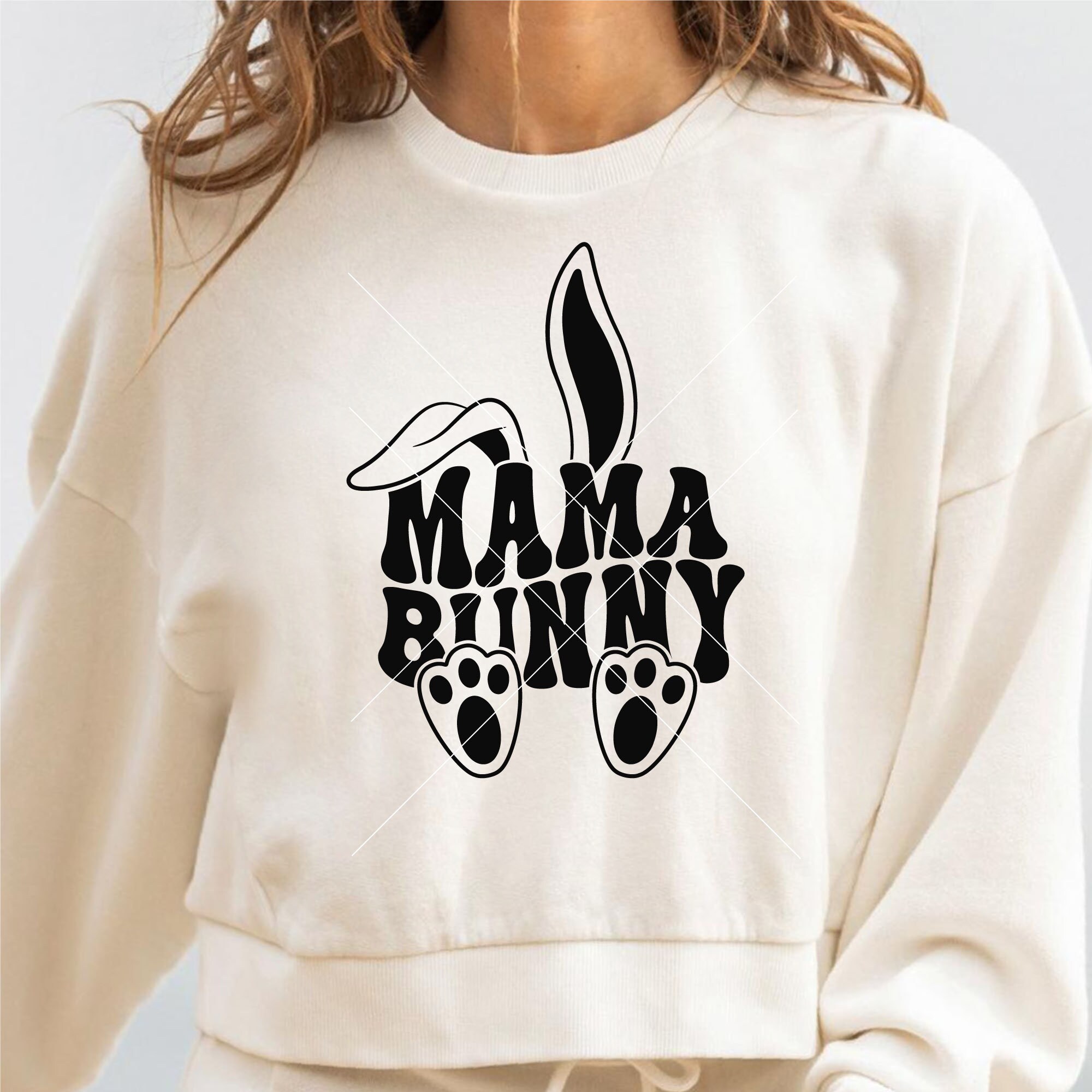 Mama Bunny SVG PNG DXF, Mini Bunny Svg, Easter Mama Shirt Svg, Happy ...