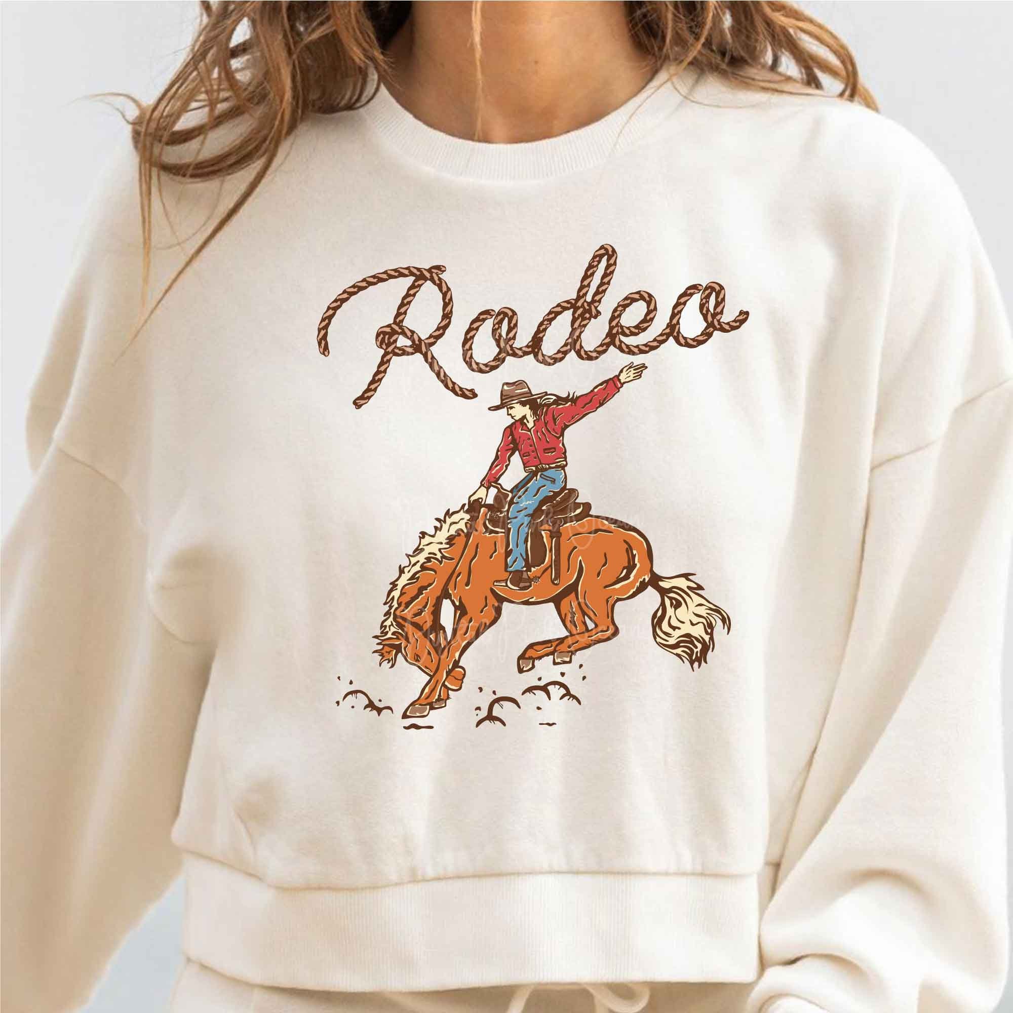 Western Cowgirl Rodeo PNG, Wild Horse Graphic (digital Download) - Etsy