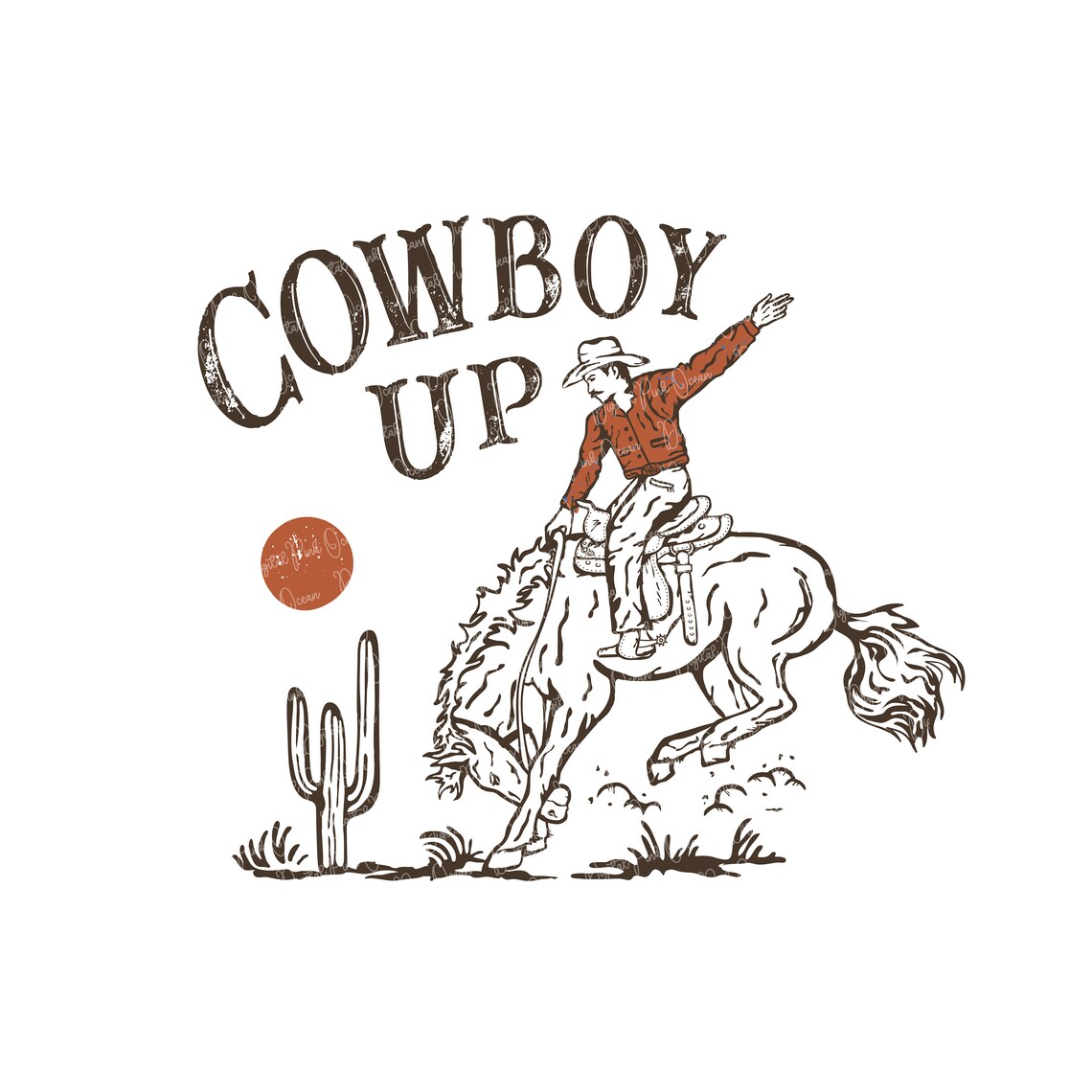 Cowboy up PNG Rodeo Png Cowboy Rodeo Png Cowboy Png Trendy - Etsy