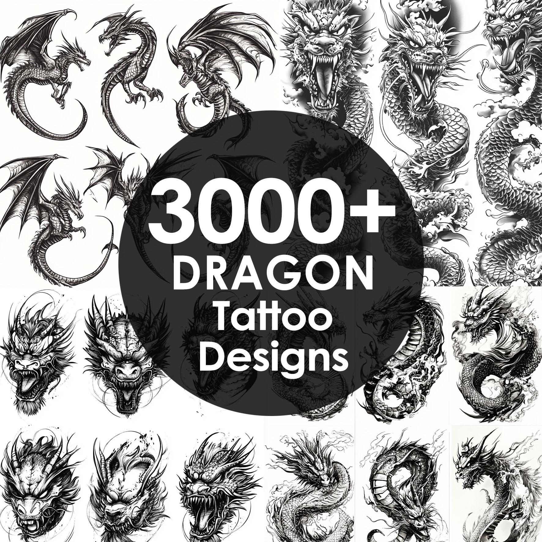 3000+ Dragons Ultimate Bundle Tattoo Designs Unique High Quality ...