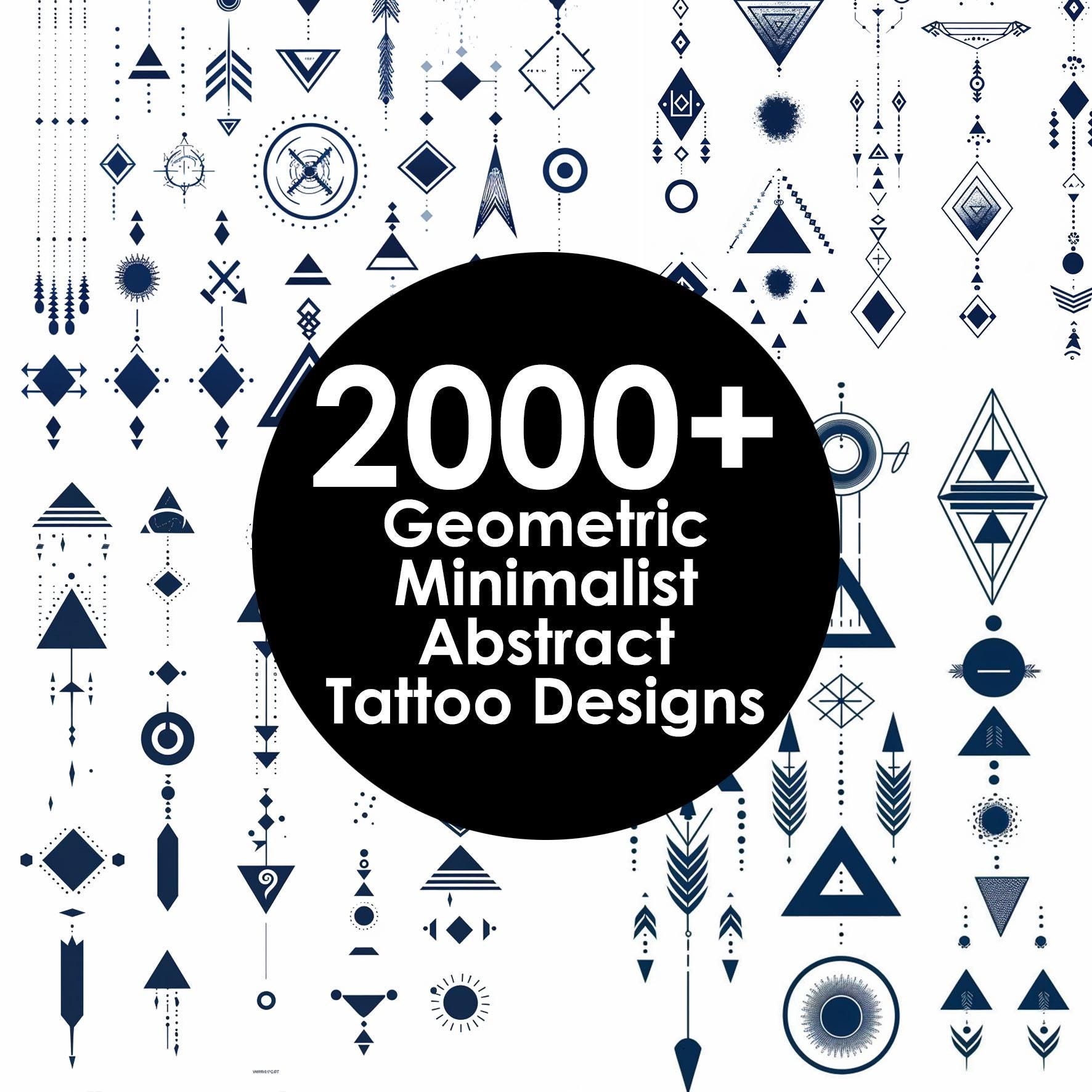 2000+ Geometrical Minimalist Ultimate Bundle Tattoo Designs Unique High ...