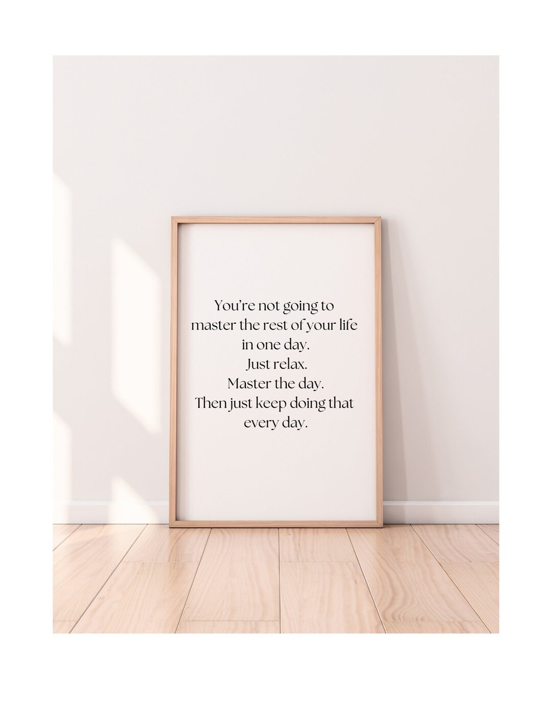 Master the Day Printable, Daily Affirmation, Office Decor, Motivation ...