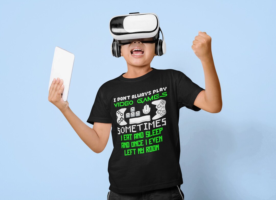Funny Kids Gamer Shirt, T Shirt for Gamer, Gamer Boys Gaming Shirt ...
