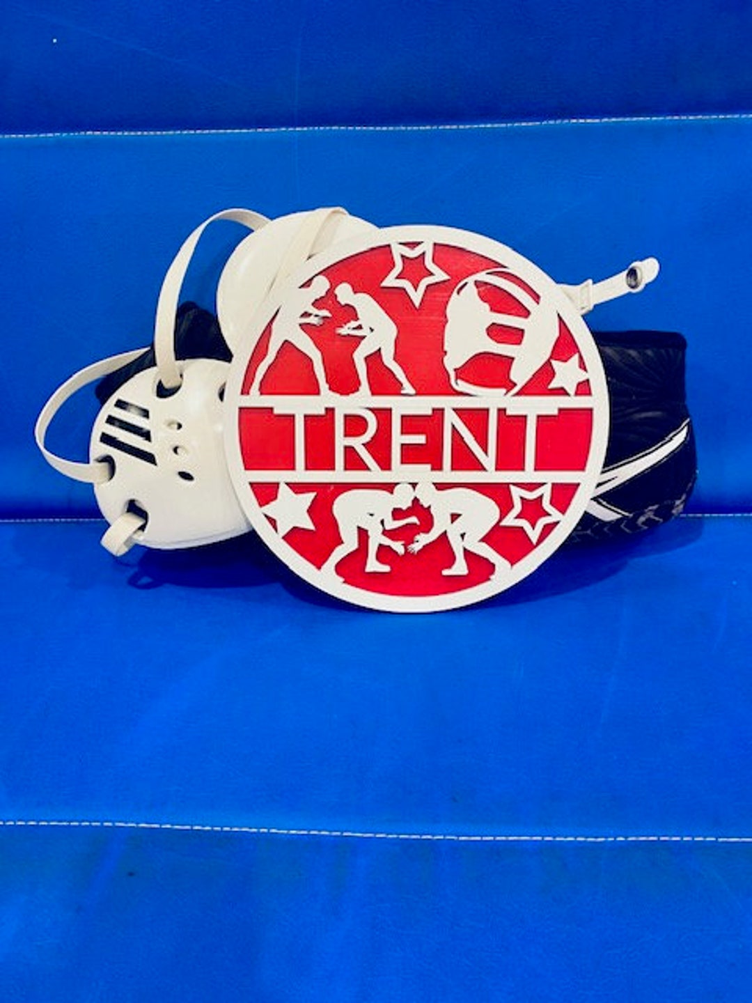 Personalized Wrestling Name Sign - Custom Wrestling Decor, Unique Gift ...