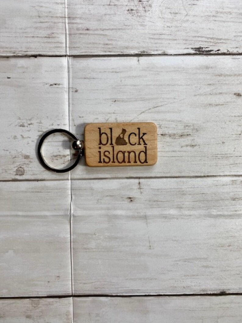 Block Island Keychain, Block Island, Keychain, Handmade Block Island ...