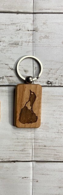 Block Island Keychain, Block Island, Keychain, Handmade Block Island ...