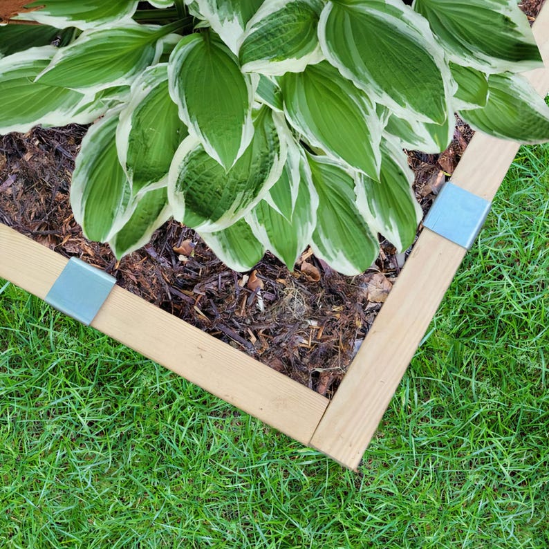 Rustic Steel Garden Edging Staples: Use With 2x Lumber - Etsy