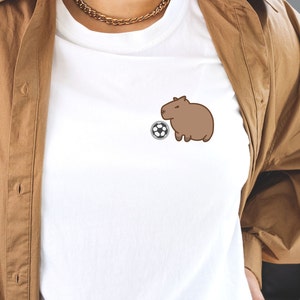 Soccer Football Capybara Shirt Soccer Shirt Cute Capybara - Etsy