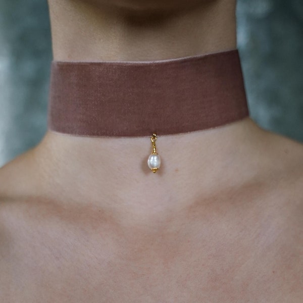 Velvet Choker - Etsy