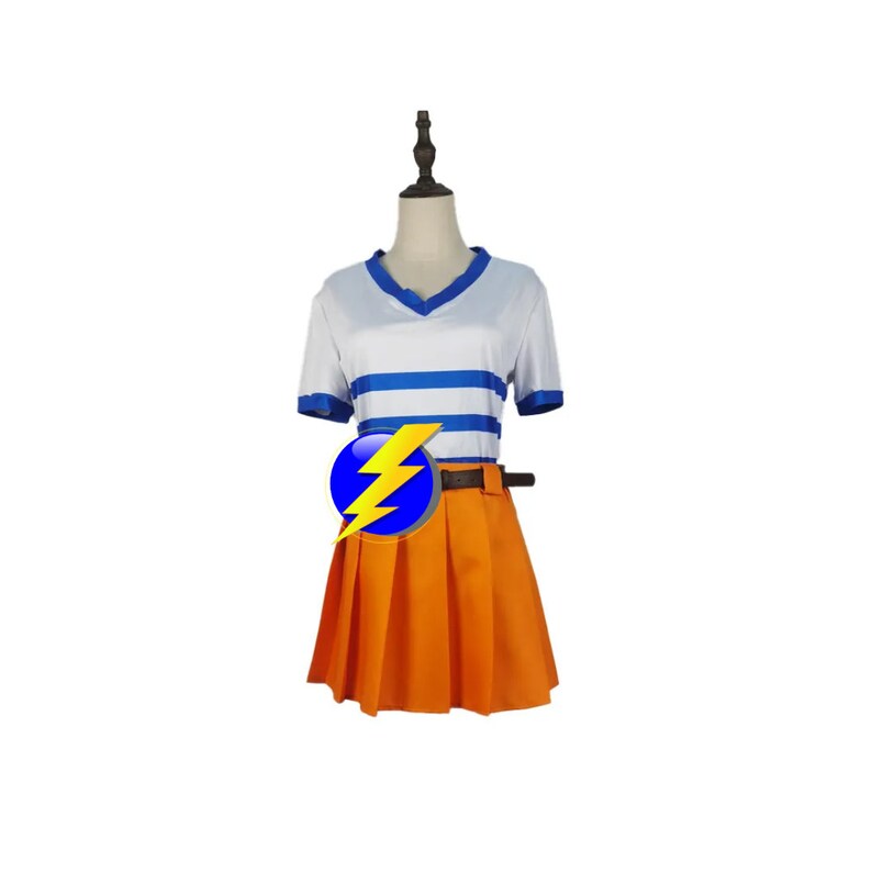 Movies One Piece Anime Nami Cosplay Costume Nami Uniform Shirt - Etsy ...