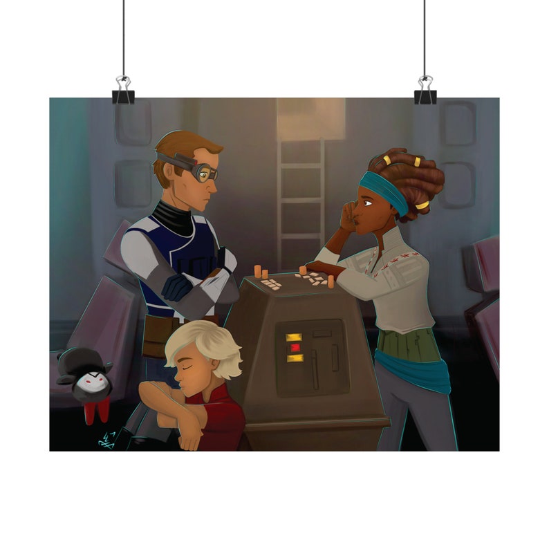 Tech and Phee Fan Art Print / Bad Batch Fan Art / Fandom - Etsy