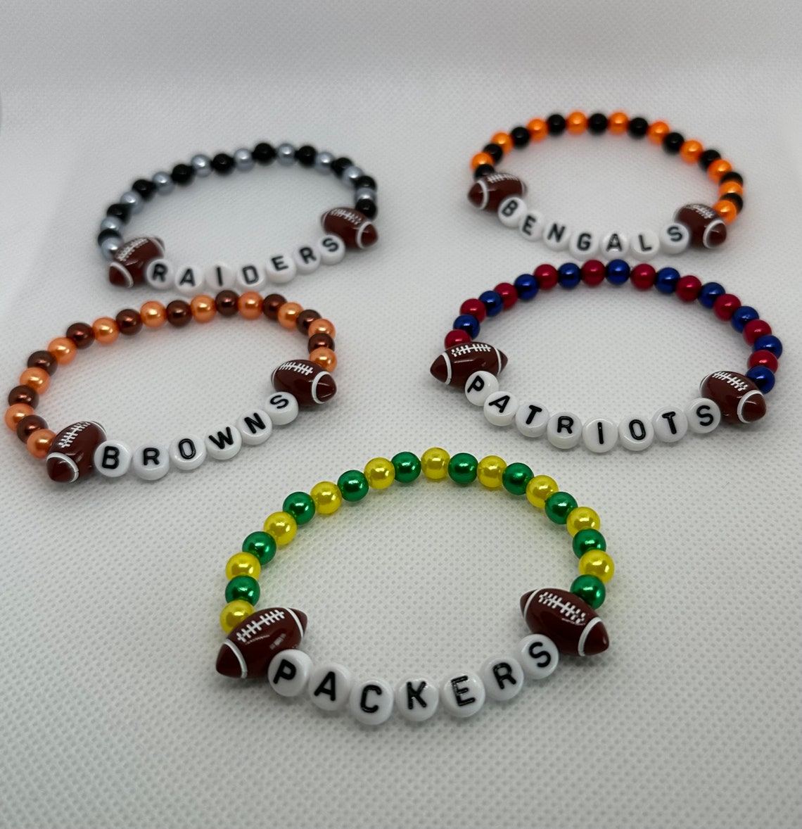 Foootball Team Bracelets - Etsy
