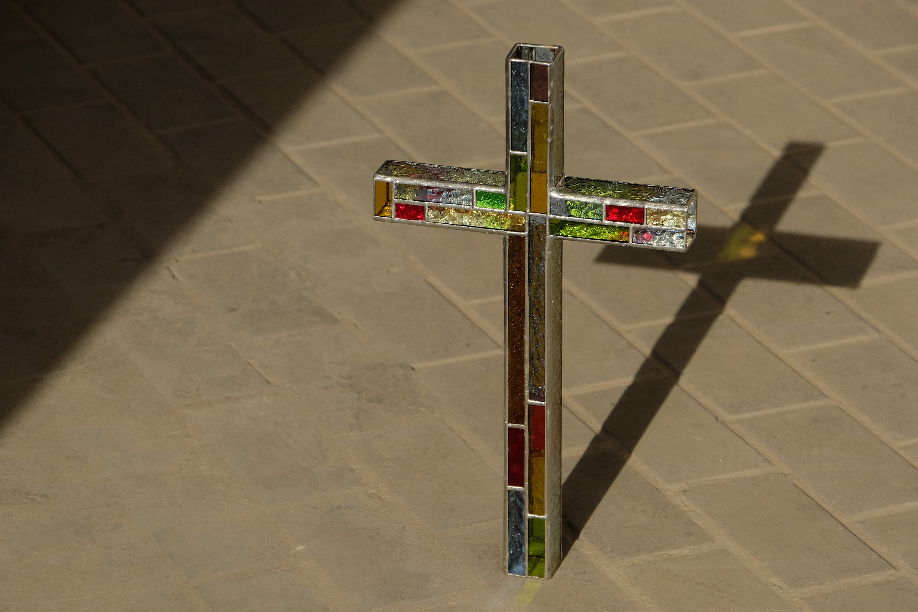 Scala Sancta (holy Stairs) - Christian Cross Stained Glass Jesus Christ ...