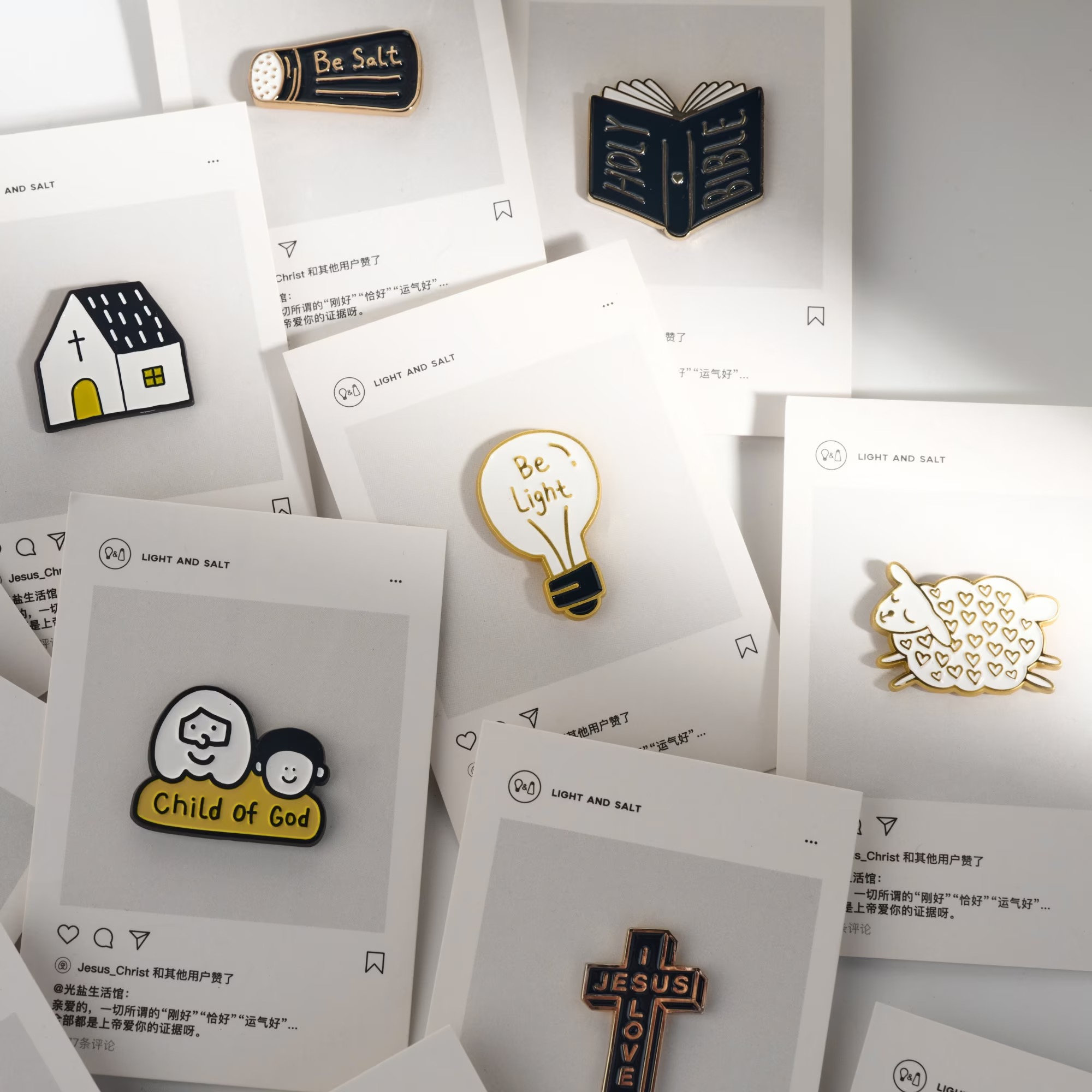 Salt and Light Christian Enamel Pin God Jesus Christ - Etsy UK