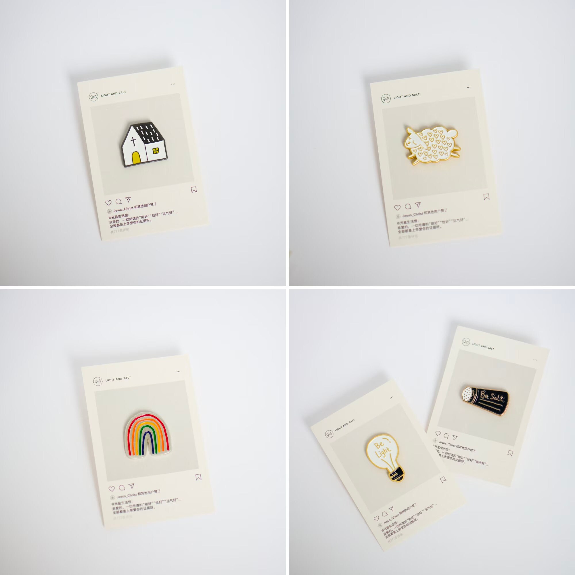 Christian Enamel Pin Set | Religious Gift, Faith Hope Love - Etsy Australia