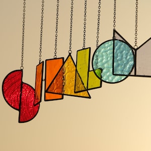 Shalom Sun Catcher - Stained Glass Jesus Christ Christian Gift Home ...