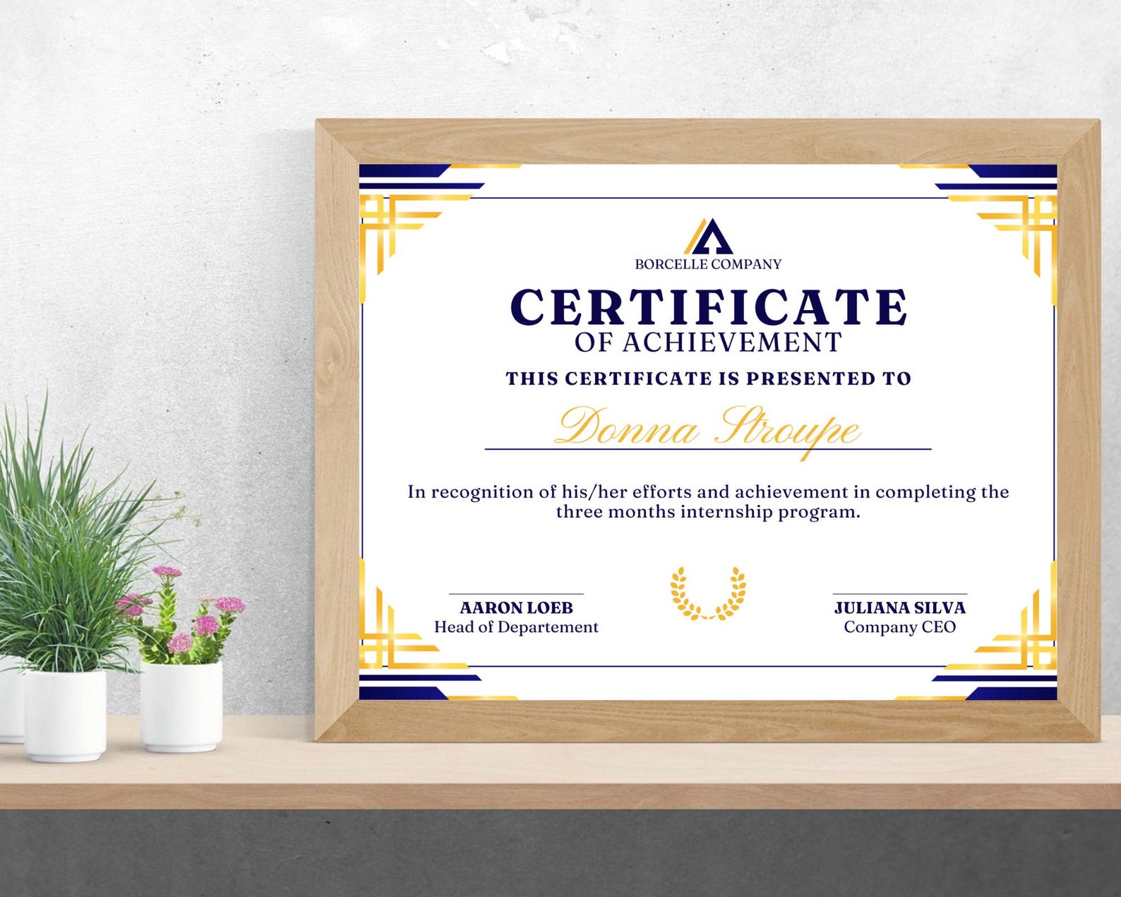 Certificate of Achievement Template, Editable Certificate, Award ...