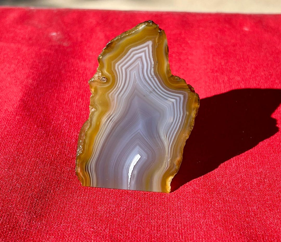Polished Island Agate Display Piece - Etsy